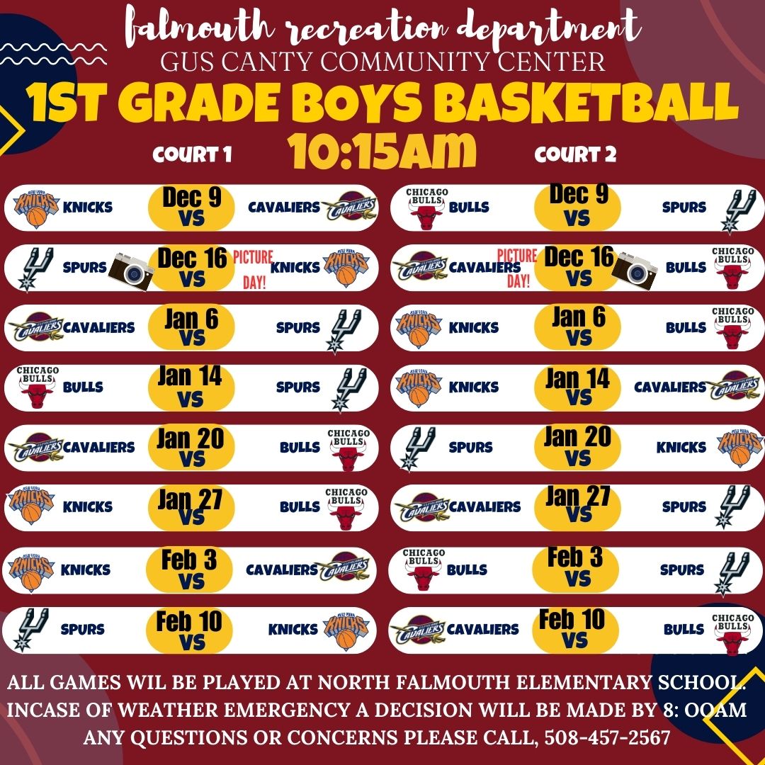 Falmouth Recreation Department: Youth Basketball